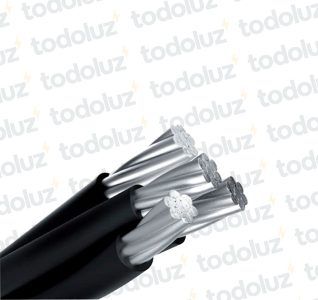 Cable Aluminio Preensamblado 4x35mm² XLPE (x.1metro) Inpaco - todoluz