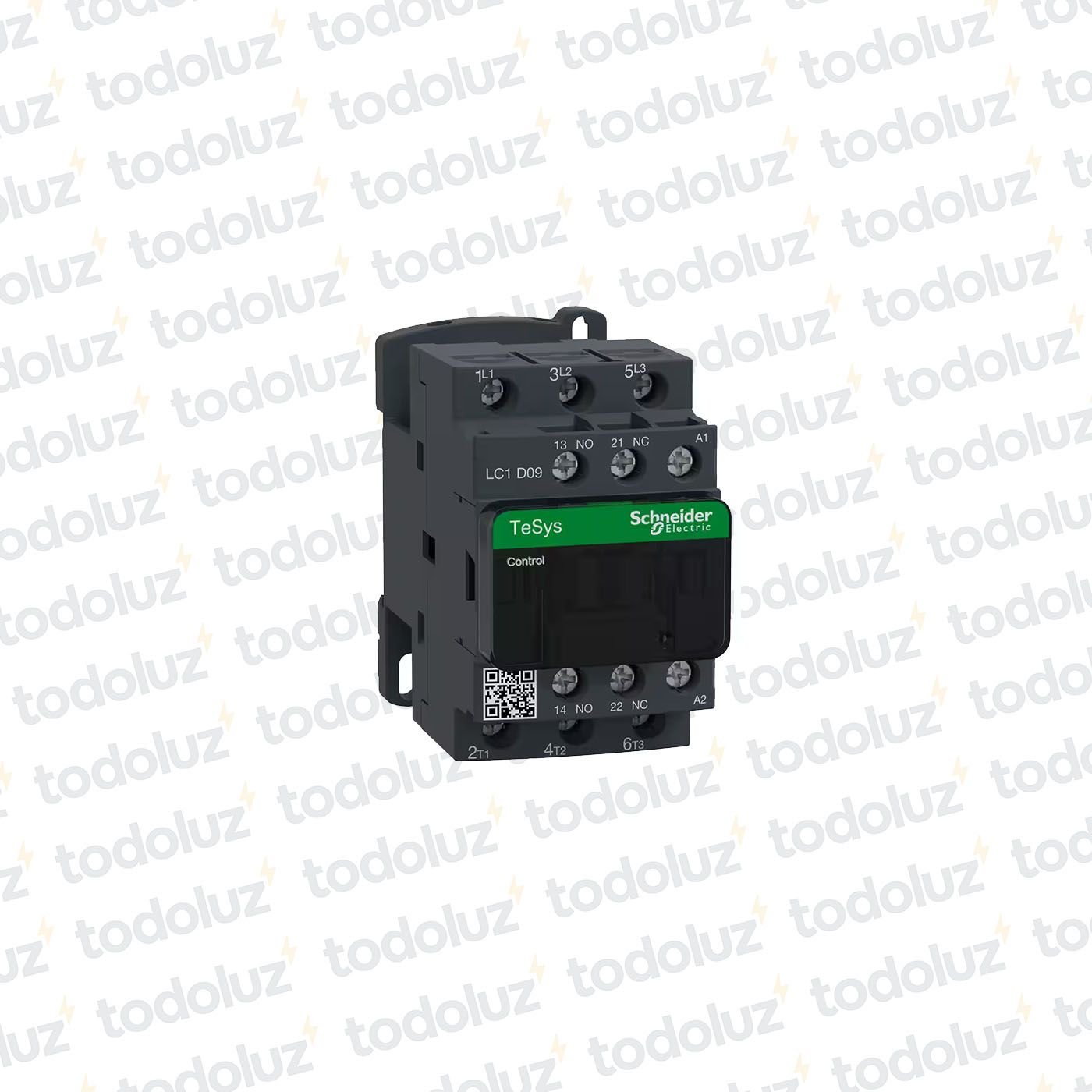 Contactor 9A/3P/4kW 1NO+1NC Bob.220Vac Mod.D-7 Premium Schneider - todoluz