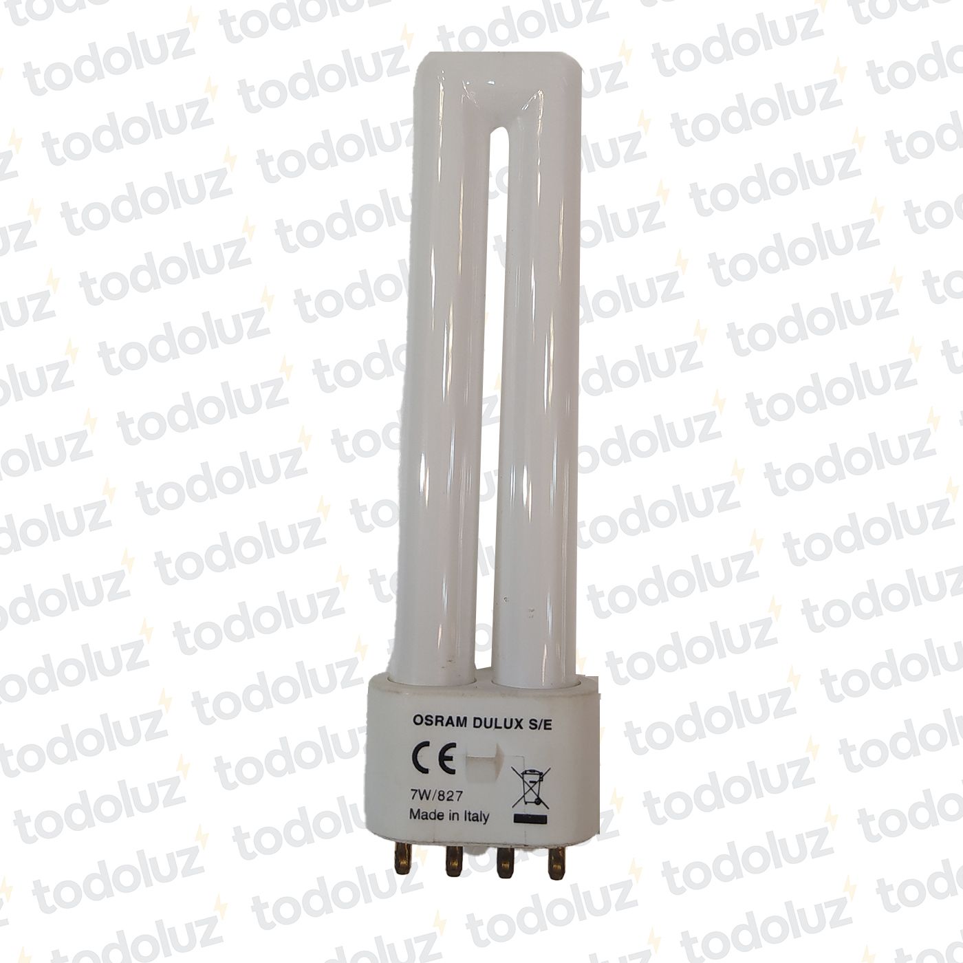 Lamp. Compacta Dulux 7W 2G7 2700°k Osram (DE REMATE) - todoluz