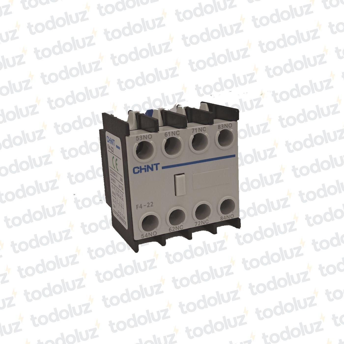 Contacto Auxiliar Frontal 2NO+2NC p/ Contactor NC-1 Chint - todoluz