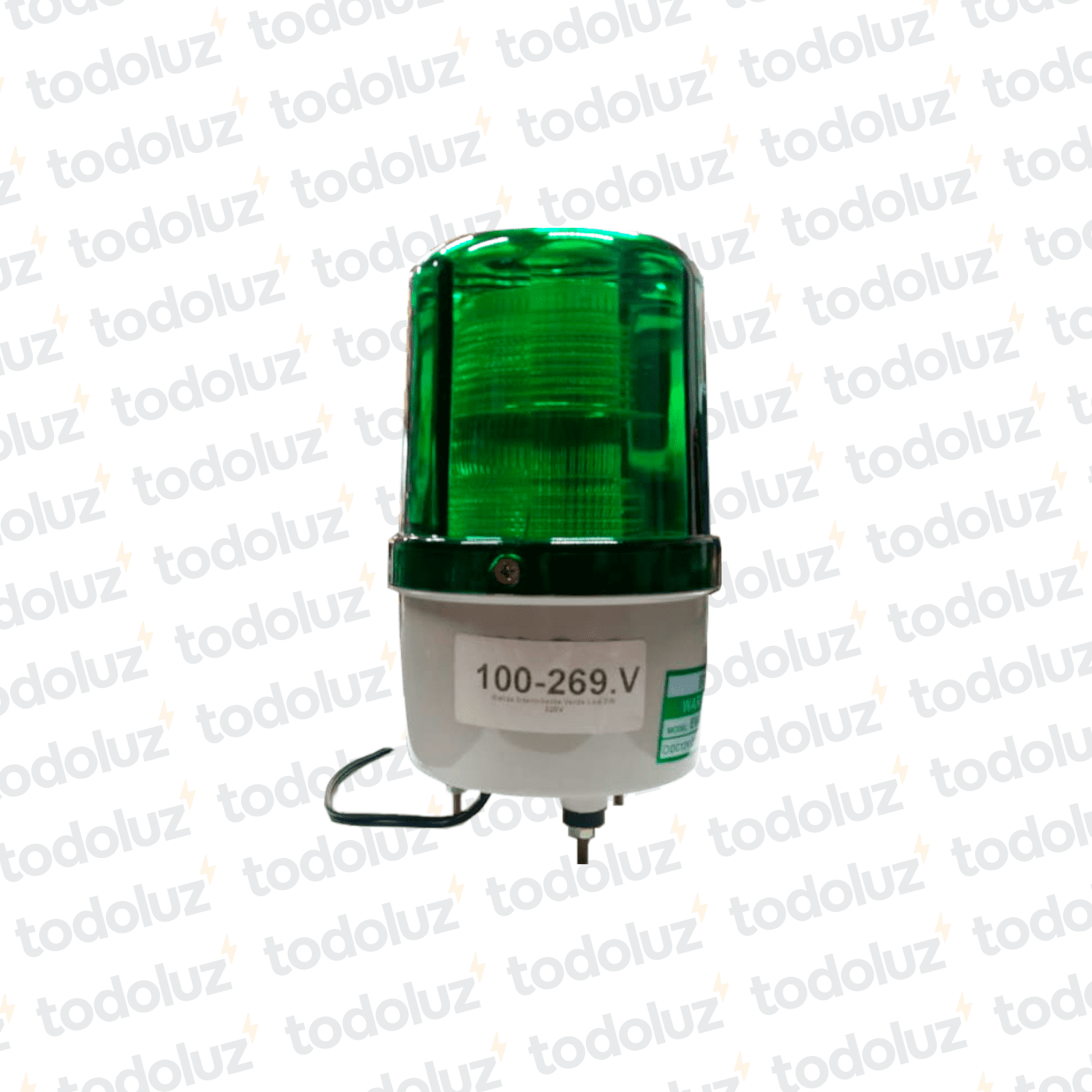 Baliza Intermitente Verde Led 3W 220Vac - todoluz