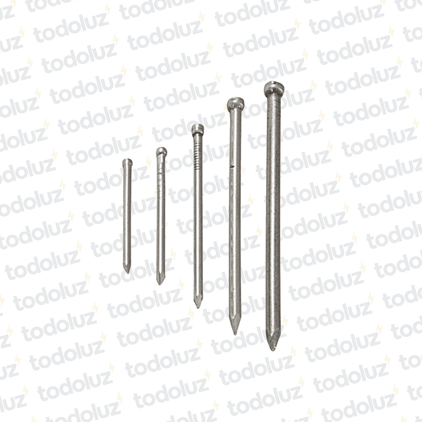 Clavo de Acero Galvanizado 1.8x25mm (x.blister/30unid) - todoluz