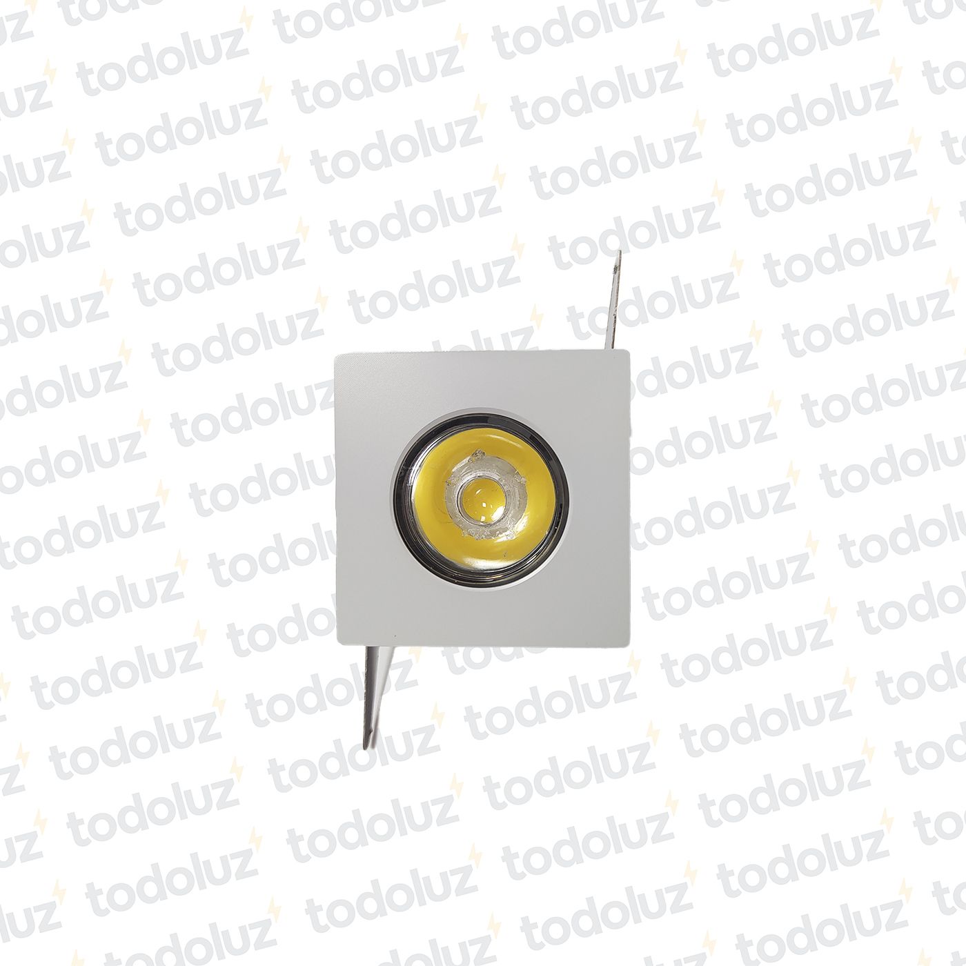 Spot Emb. Mini Fijo Cuad. Blanco Led 1W 3000°k (30x30mm) (52.173) - todoluz