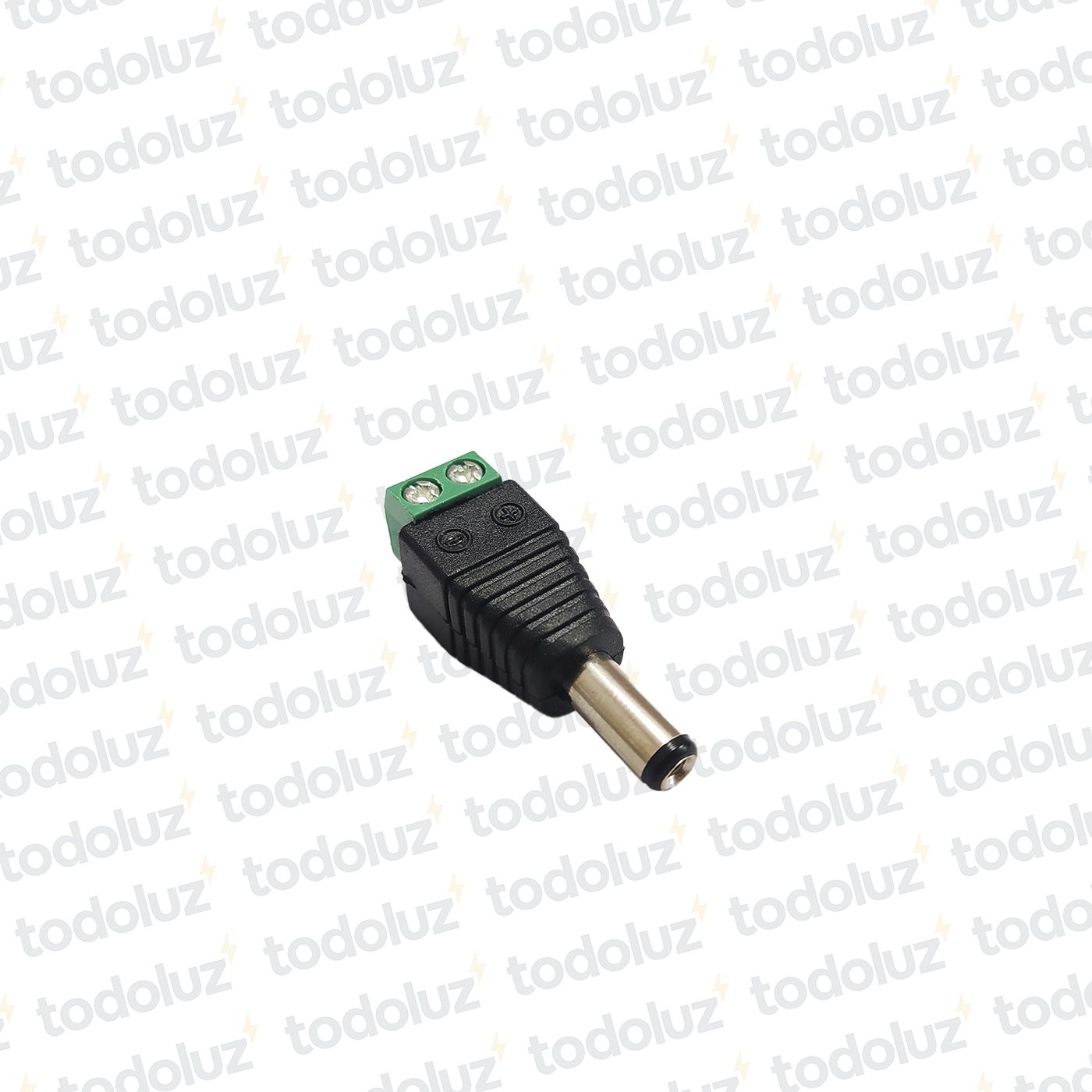Ficha Plug Macho 2.1mm - todoluz