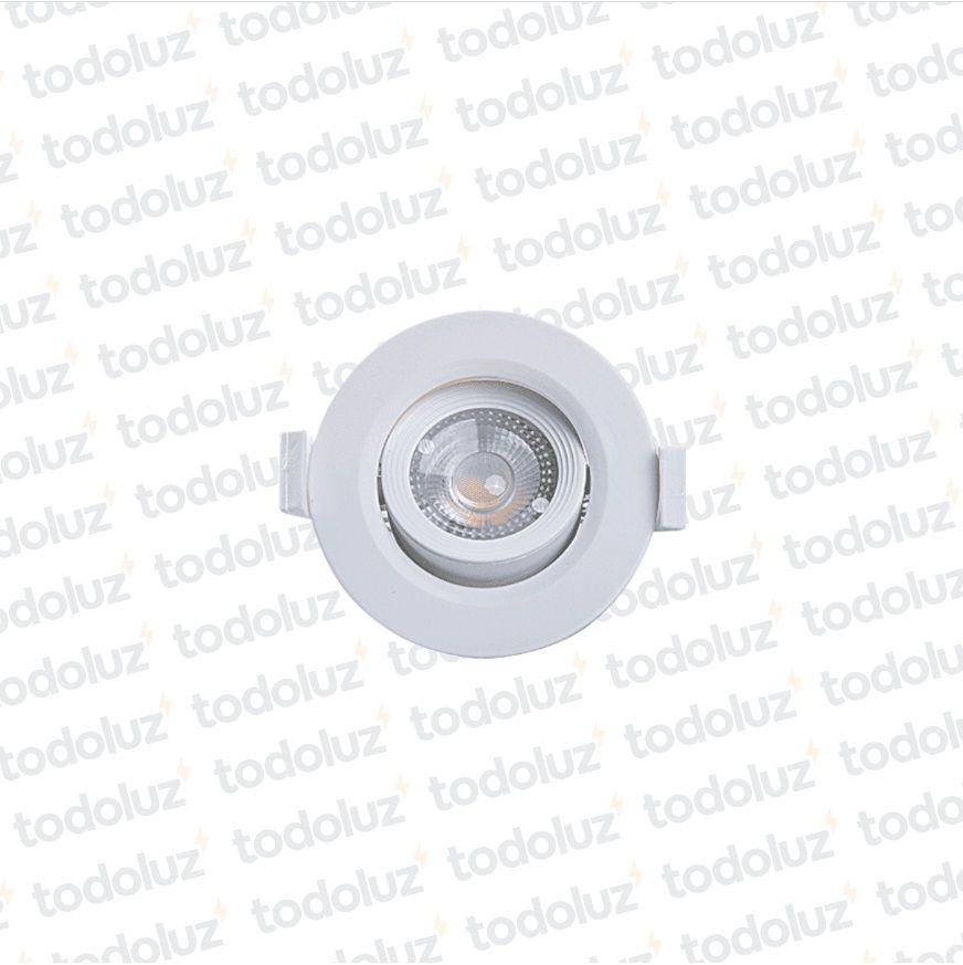 Spot Led Embutir Redondo (ø90mm) 5W 6500°k - todoluz