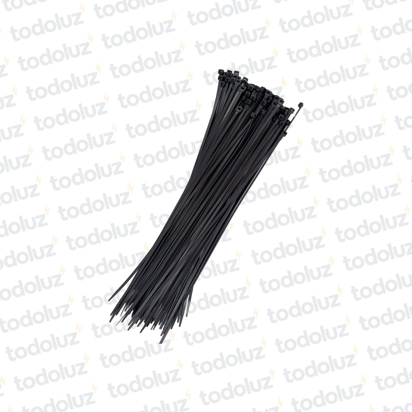 Collarin Plastico 500x4.8mm Negro (x.Paquete/100unid) - todoluz