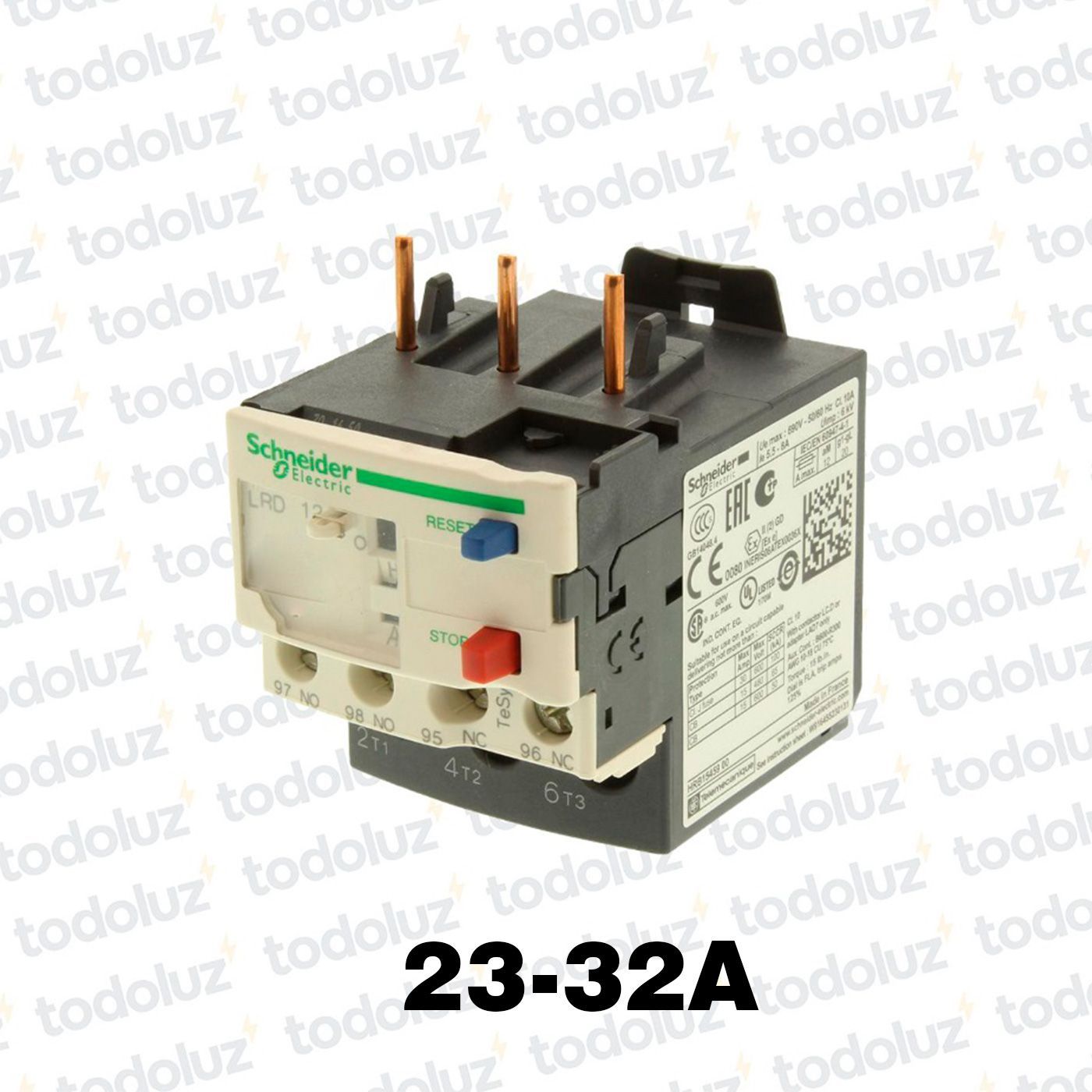Rele Termico 3P 23-32A (p/ Contactor Mod. D-7) Schneider - todoluz