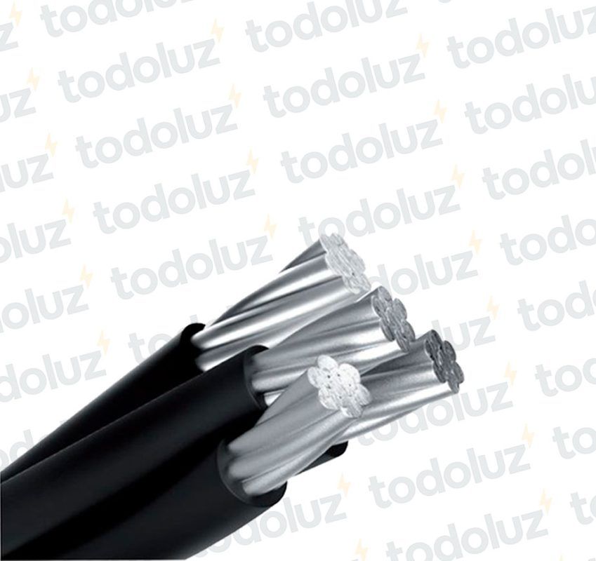 Cable Aluminio Preensamblado 4x16mm² XLPE (x.1metro) Inpaco - todoluz
