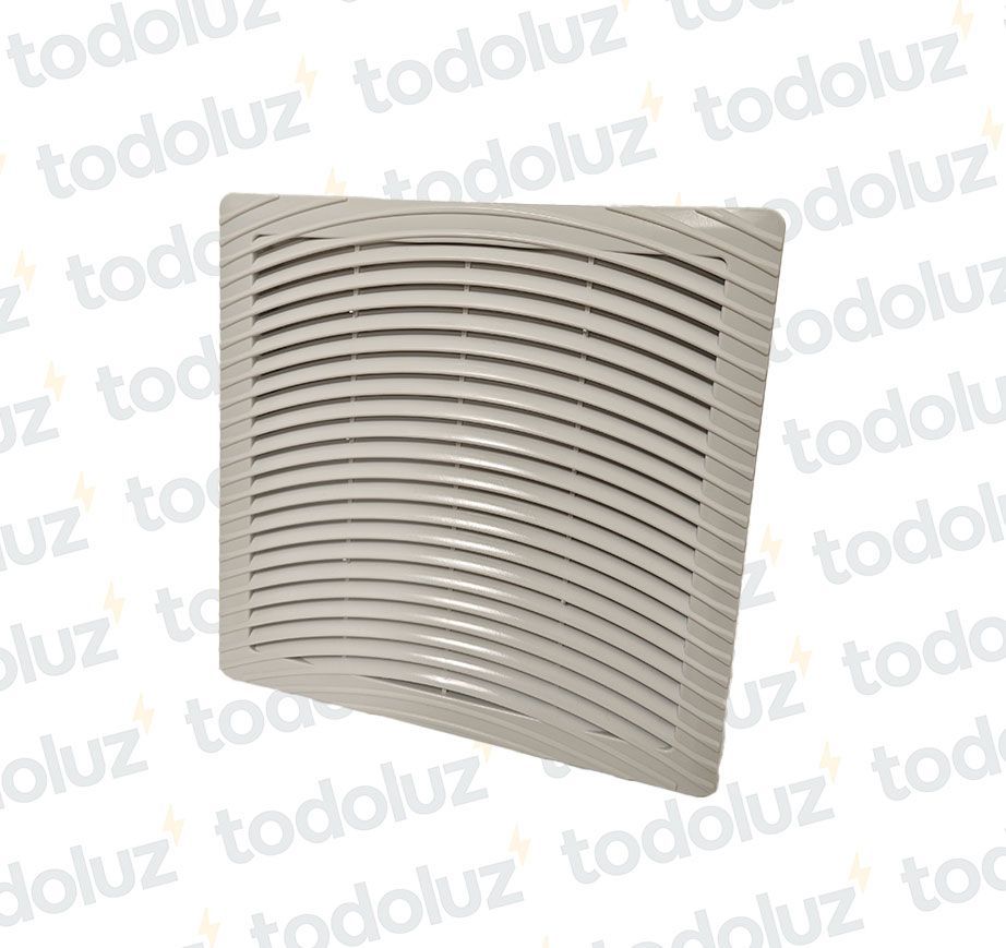 Extractor c/ Filtro 250x250mm p/ Tablero 220Vac - todoluz