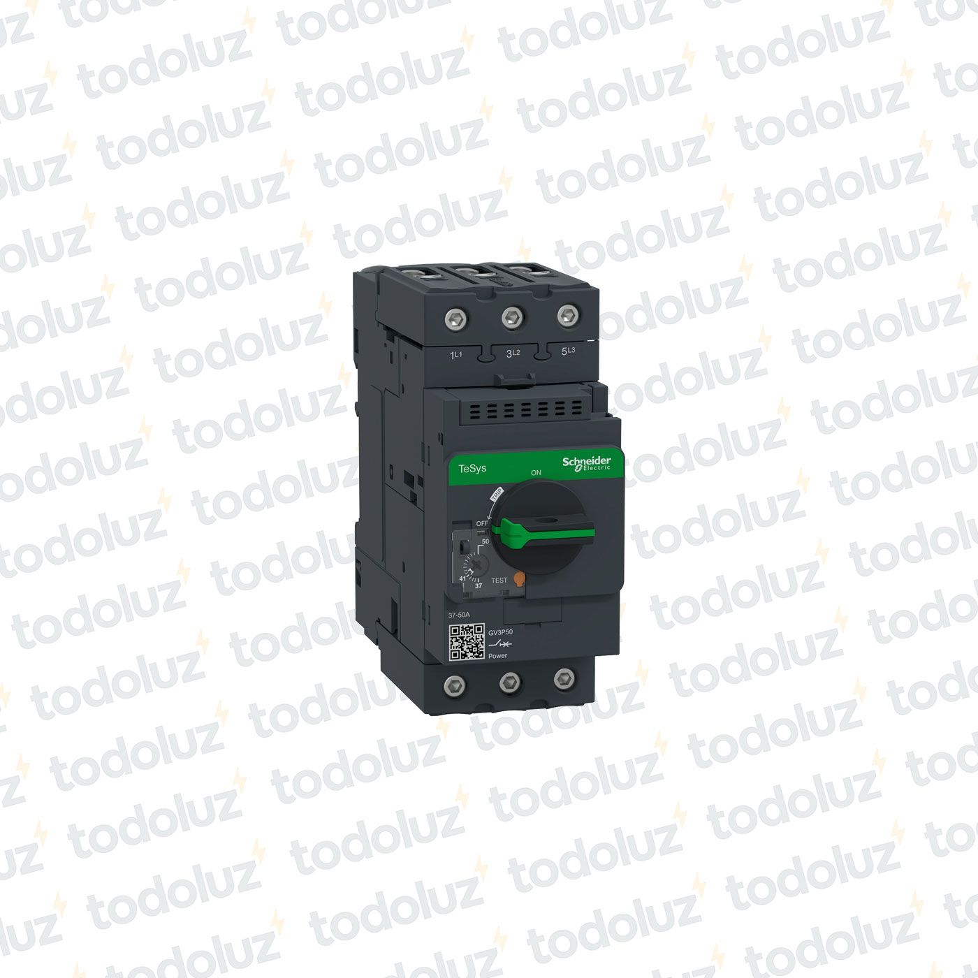 Guardamotor Regulable 37-50A/3P/22kW Mod.GV3 Schneider - todoluz
