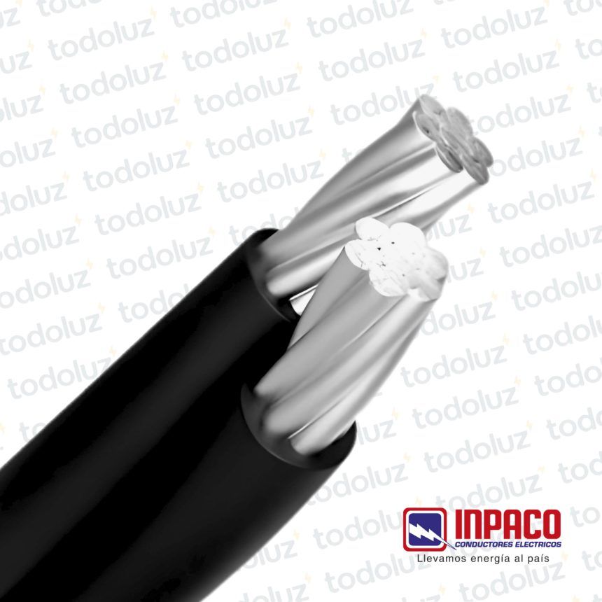 Cable Aluminio Preensamblado 4x16mm² XLPE (x.1metro) Inpaco - todoluz